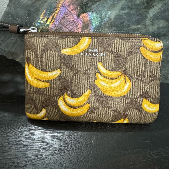 Coach | Bags | Nwt Coach Banana Wristlet | Poshmark